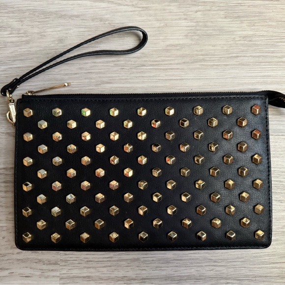 MICHAEL Michael Kors | Bags | Michael Kors Goldblack Studded Large ...